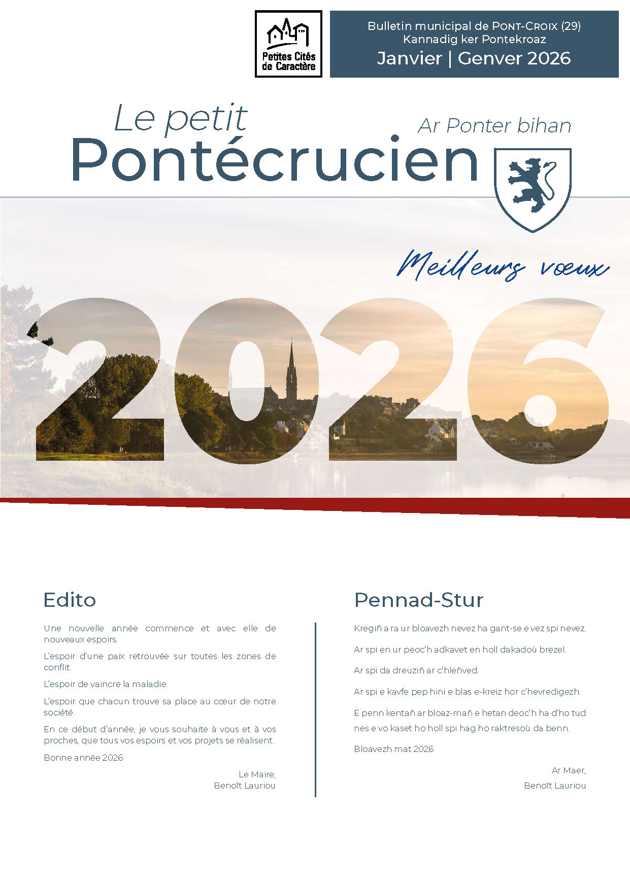 Le Petit Pontécrucien - Janvier 2026 - Pont-Croix